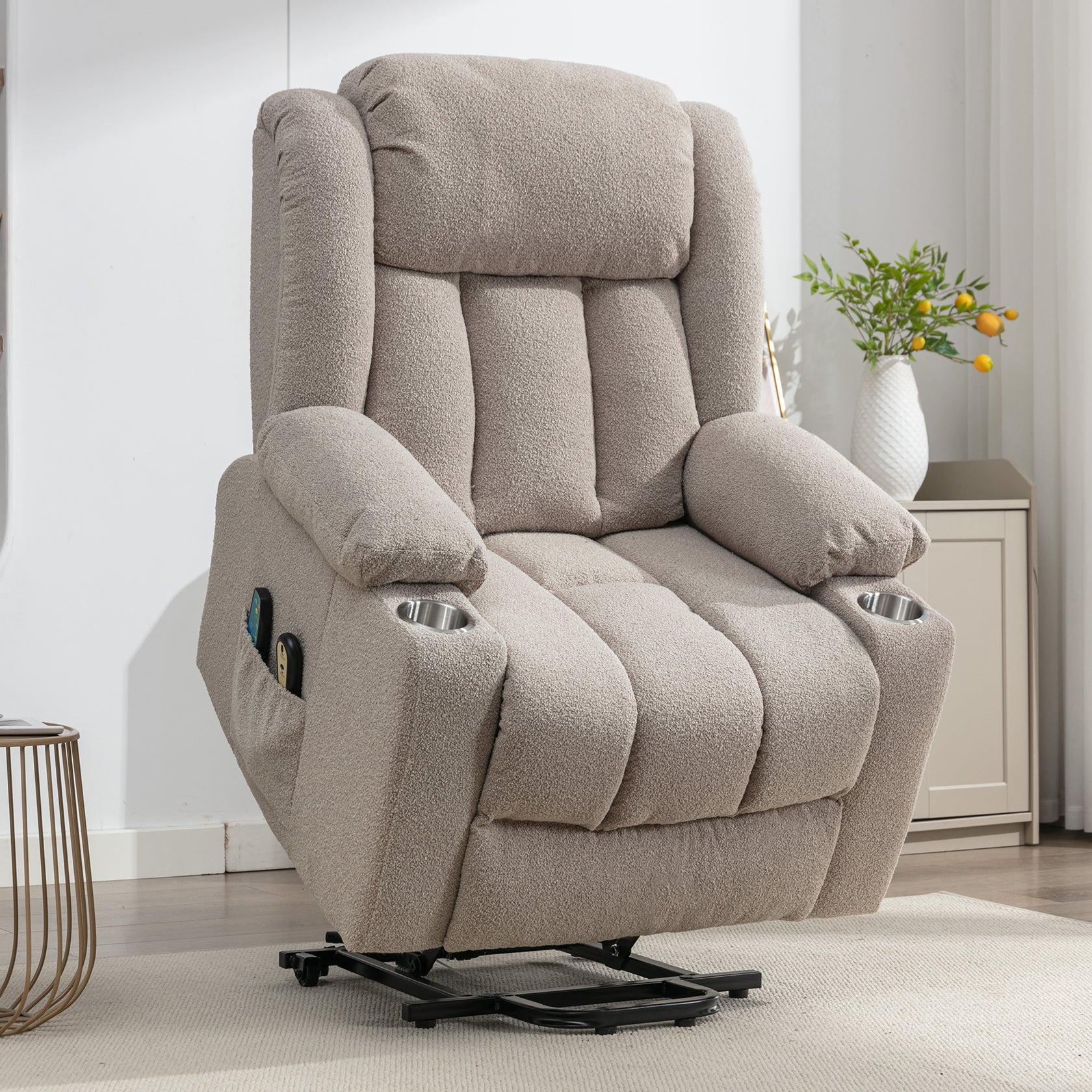 Ryston heat massage dual motor riser recliner – The Recliner Collection